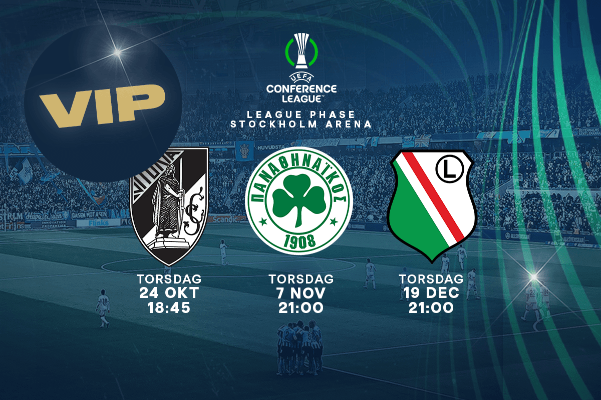 Biljetter till UEFA Conference league | Djurgården Fotboll